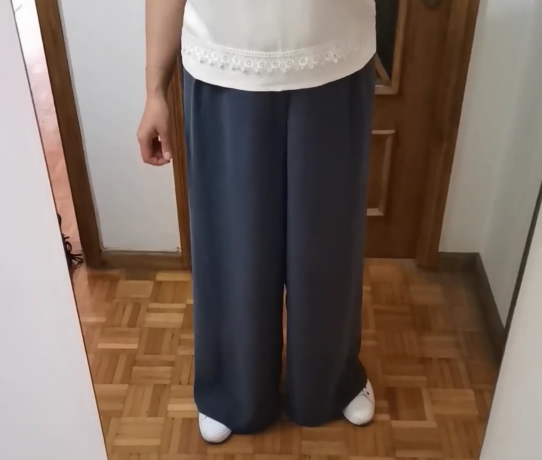 Широкие штаны на лето