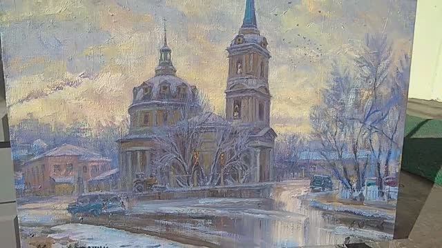 349. Церковь Вознесения Господня 50х65, х.,м, 2020.mp4