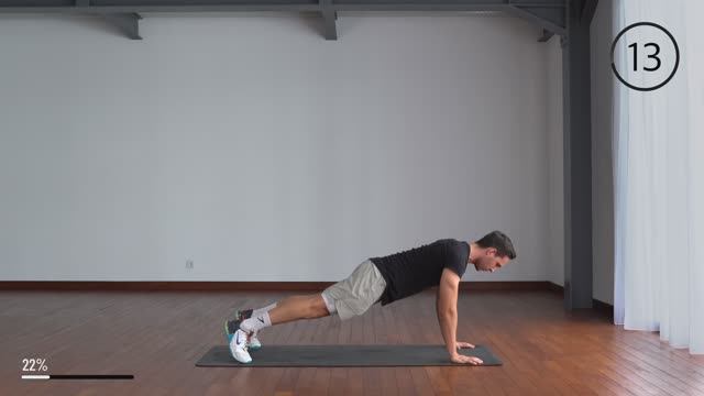 15-мин тренировка верхней части тела и пресса — домашняя тренировка без оборудования