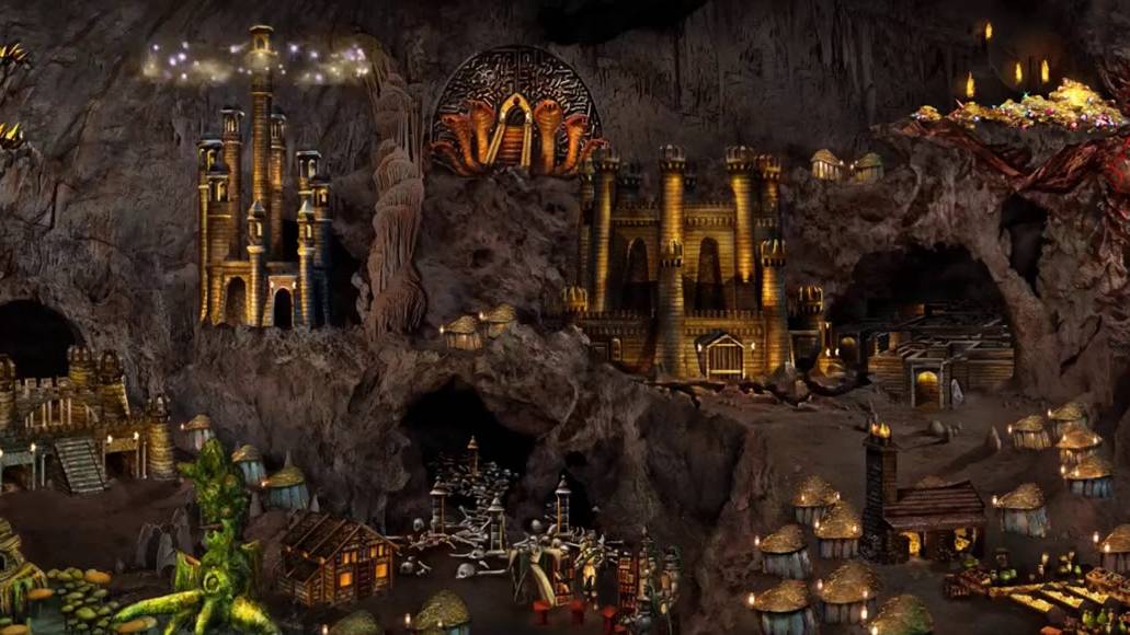 Музыка из игры Герои Меча и Магии III. Город Подземелье.