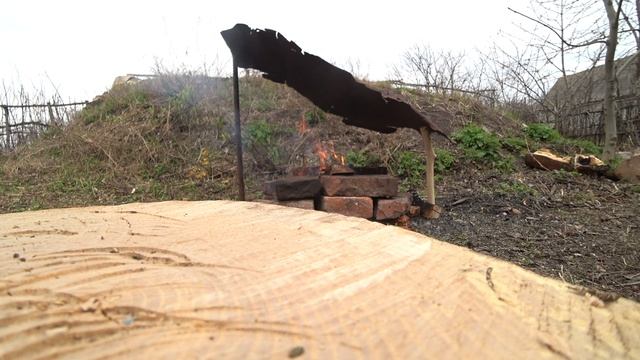 Снял костёр на экшен камеру Sony.