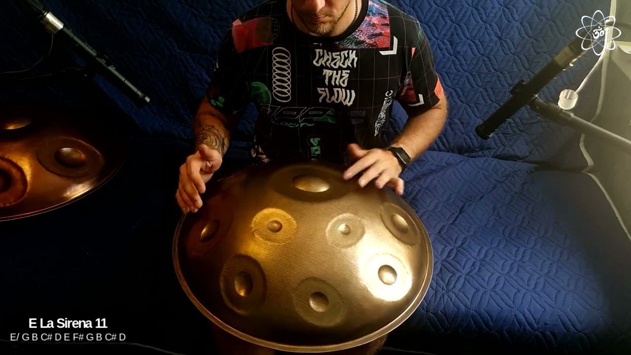 E La Sirena 11 Atom Handpan (09.07.2022) Stainless Steel