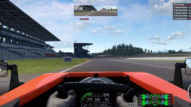 Formula Inter MG-15 - Nurburgring GT - Automobilista 2 - тренировка перед пятничной гонкой.