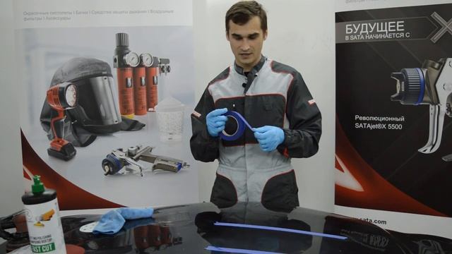 Применение полироли RoxelPro Fast Cut на сверхпрочных покрытиях