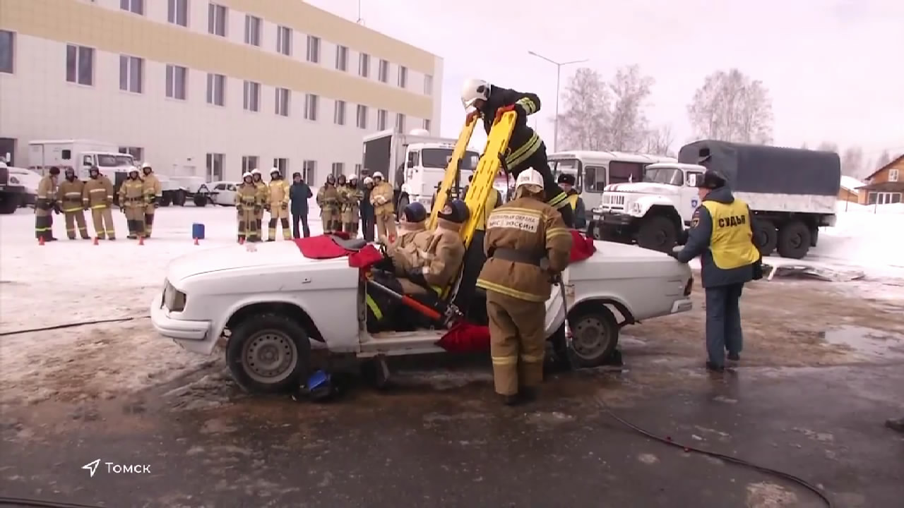 В Томске прошли соревнования по ликвидации ЧС на автомобильном транспорте