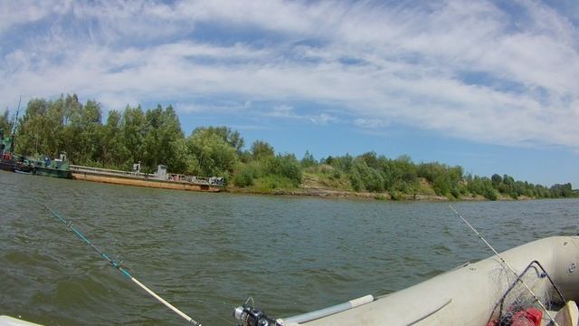 Обзор рыбных мест 03.07.2023 год №49 р.Иртыш г.Омск Рыбалка спиннингом, троллинг в затоне Лампочка.