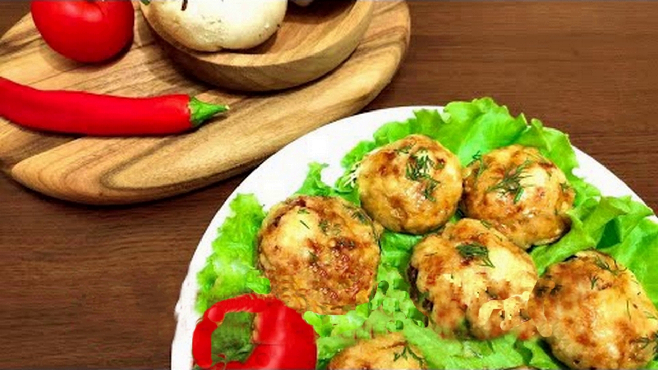 ШАМПИНЬОНЫ В ДУХОВКЕ.ПРАЗДНИЧНАЯ ЗАКУСКА🔥Ольгины Рецепты.