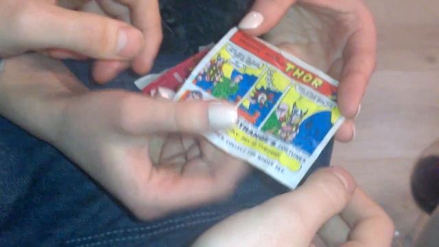 Bubble Gum Topps Marvel 1979 - разворотка Американской Жвачки