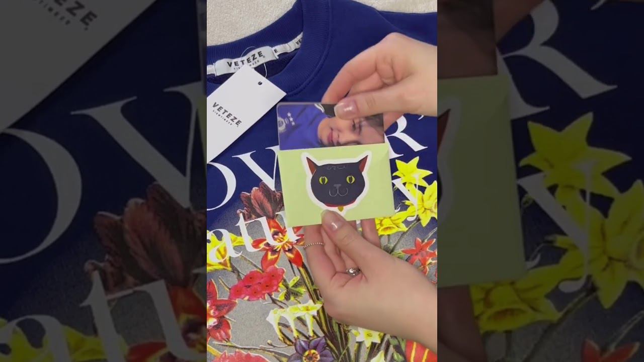 SF9 x VETEZE Распаковка толстовки I UNBOXING #shorts #SF9 #VETEZE