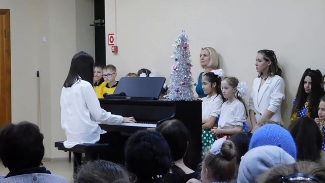 2022г. 27 декабря. Детская школа искусств. концерт. ч.7. Мариинский Посад