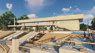 Благоустройство набережной р. Енисей в п. Шушенское