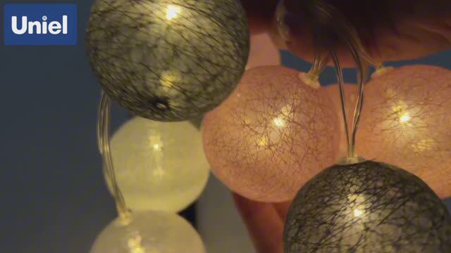 Садовый светильник солар Uniel USL-S-230/PM1800 COTTON BALLS-1 UL-00011593