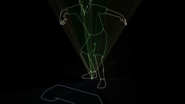 Лазерная анимация, люди, спорт