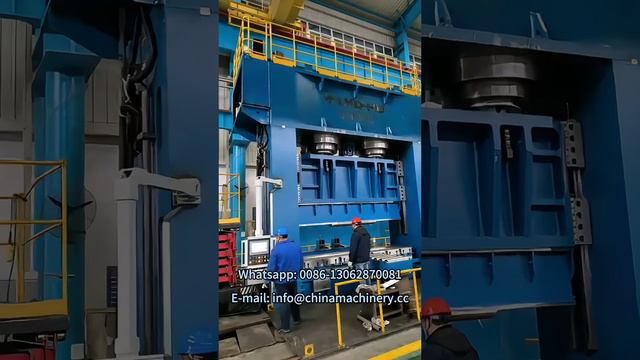 Гидравлический пресс усилием 2000 тонн, портальный правильный пресс для крупной штамповки