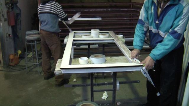 Инструкция №3 (Покраска ПВХ окон). Подготовка 2Х снятие защитной пленки.