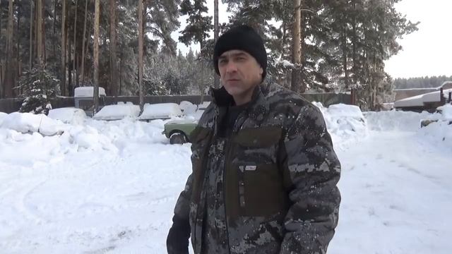 Запуск  Мерседеса W 126 в -30 с газодизелем ОМ 617 .