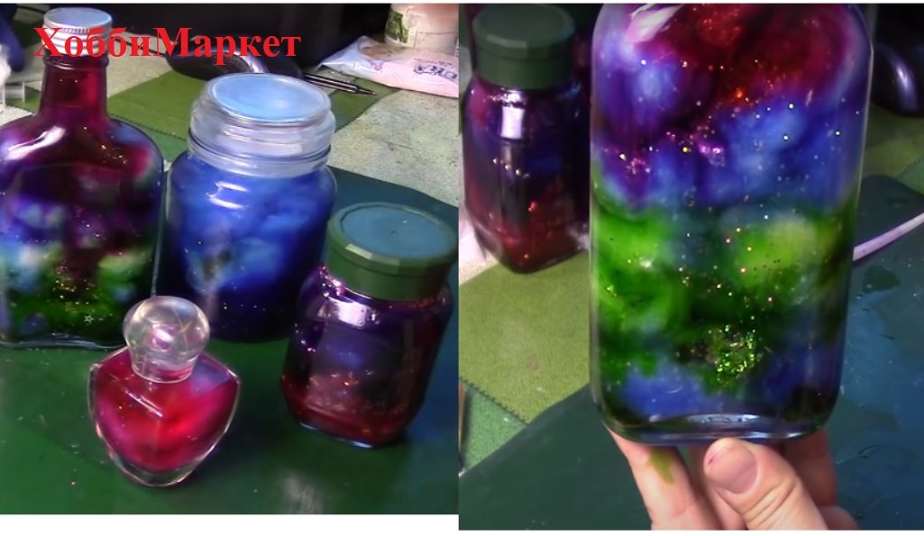 Космос в банке своими руками ХоббиМаркет