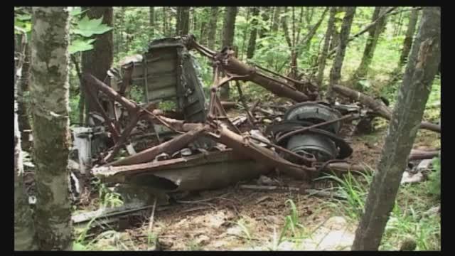 АП - Ли-2 на горе Лысой.