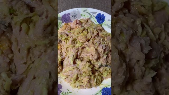 Куриные котлеты с кабачками😋