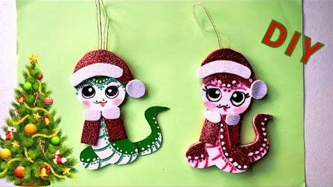 Как сделать змею символ 2025 года