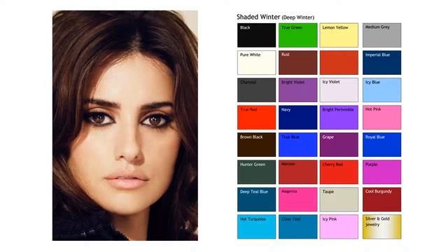 21. Темная Зима. Система 16 колоритов. Особенности внешности и палитры колорита с Татьяной Маменко