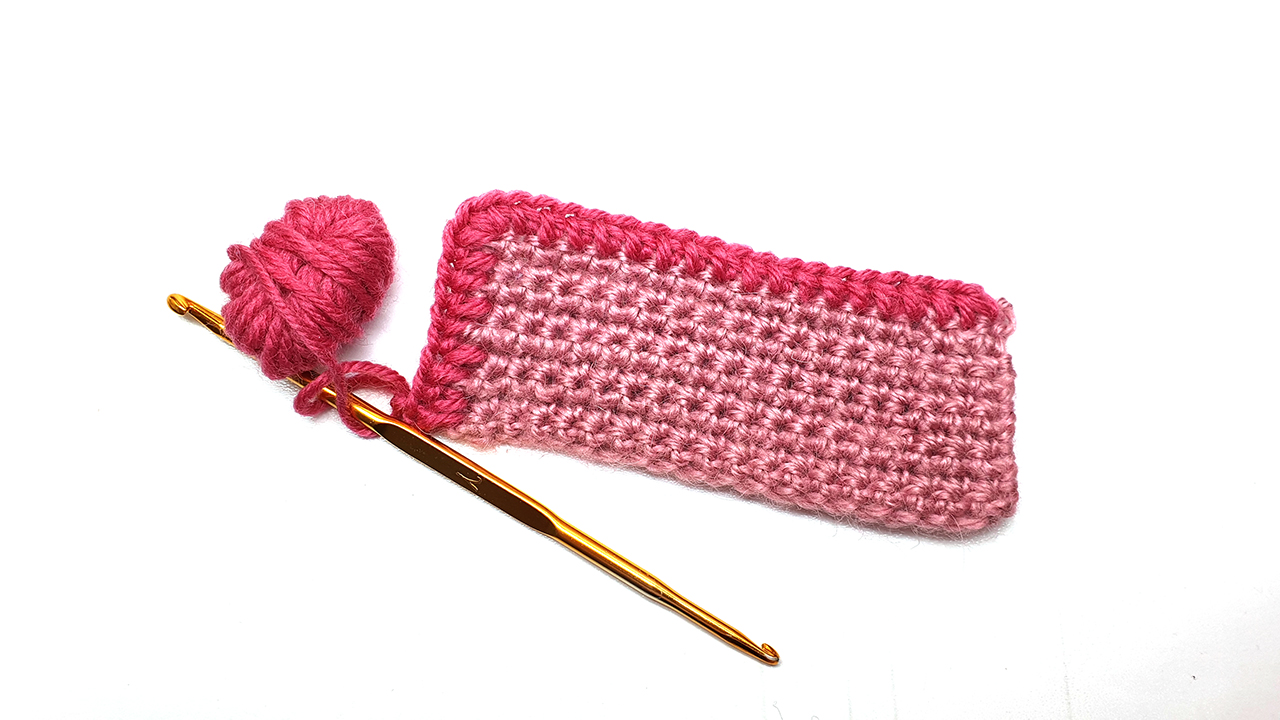 Обвязка края крючком Василиса