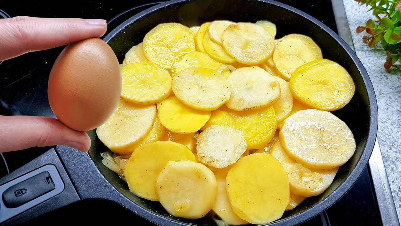 Традиционный испанский омлет - омлет на сковороде