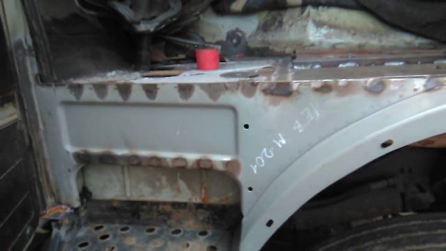 Кузовной ремонт кабины Маз 53371 . Часть 2 .