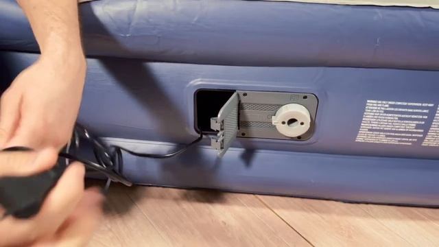 Надувной матрас с изголовьем Bestway Tritech SleekFlow