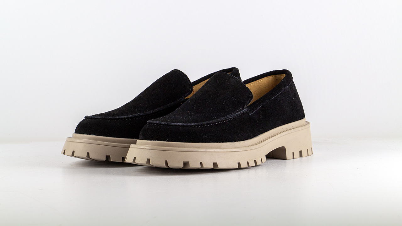 Лоаферы Sp.lion женские черные NB-S3-1