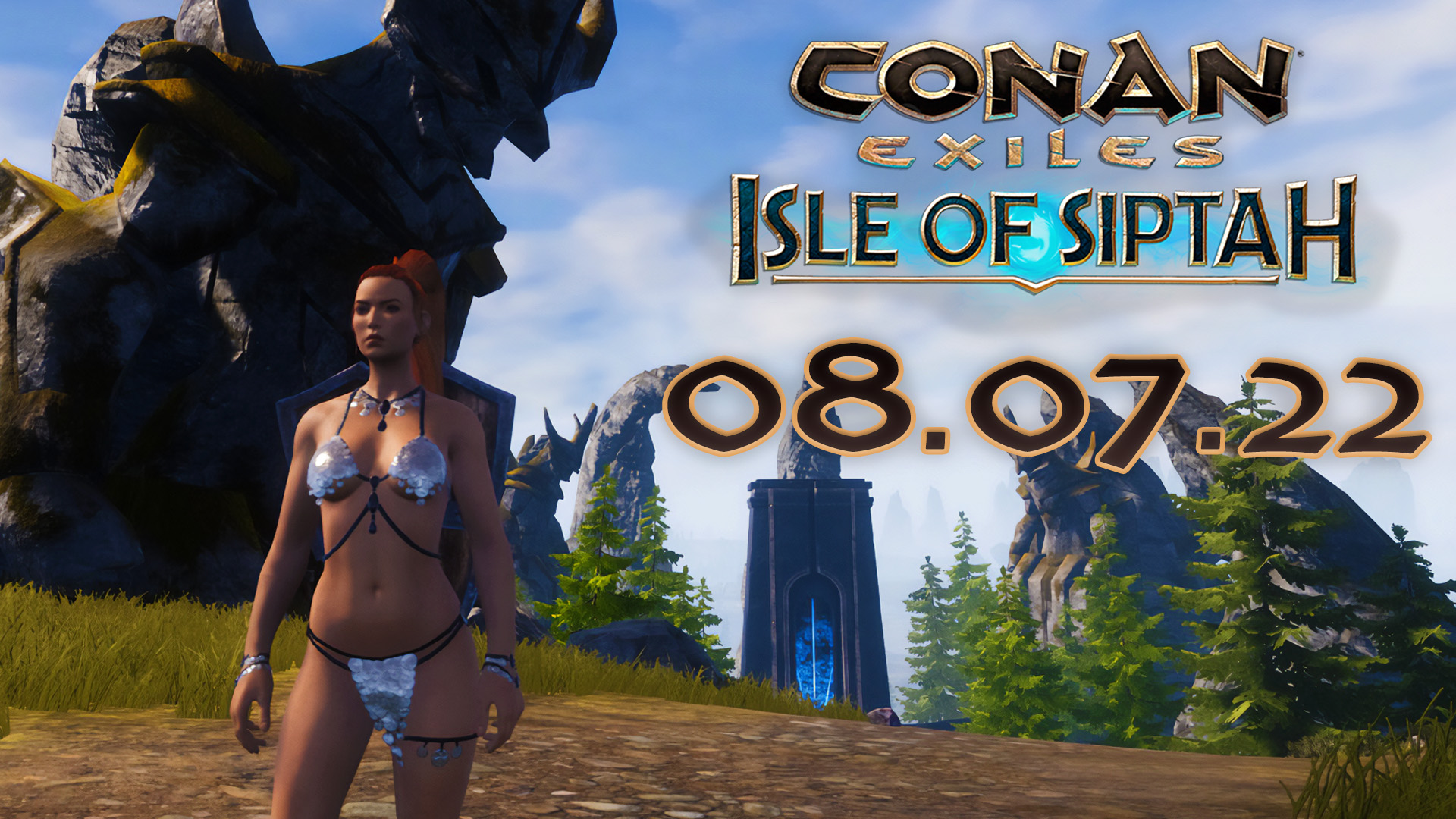 Conan Exiles: Isle of Siptah - Кооператив - Выгул рабов - Прохождение игры на русском [#8] 18+ | PC
