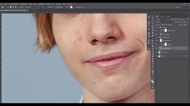 ретушь портрета 9 11 класс