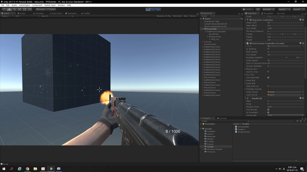 Программирование. Unity. Тестирование варианта игры.mp4