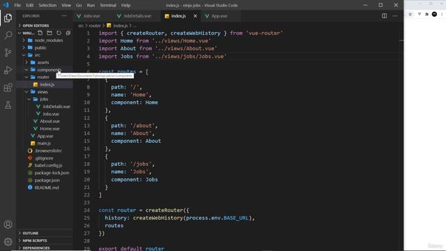 06 - Vue Router Basics