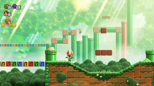 №1 Полное Прохождение Super Mario Bros. Wonder (без комментариев).
