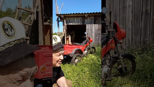 Мокик ЗИД 50-02 запуск после зимы,короткий обзор