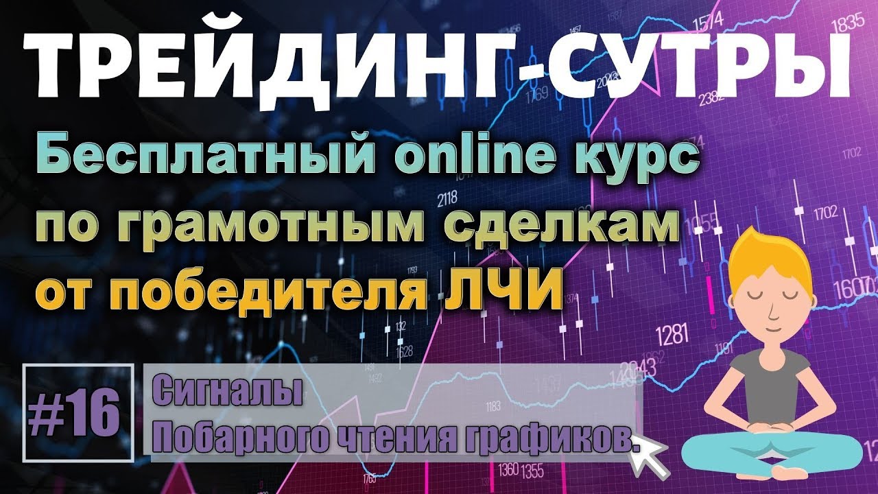 Трейдинг-Сутры, #16.Бесплатный курс. Сигналы Побарного чтения графиков.