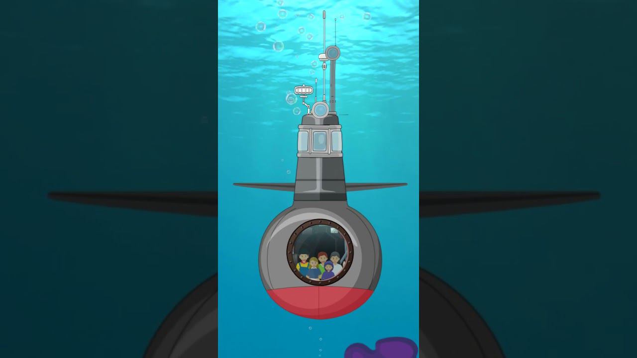 Мультики про подводную лодку - В глубине морской - Мультфильм для детей