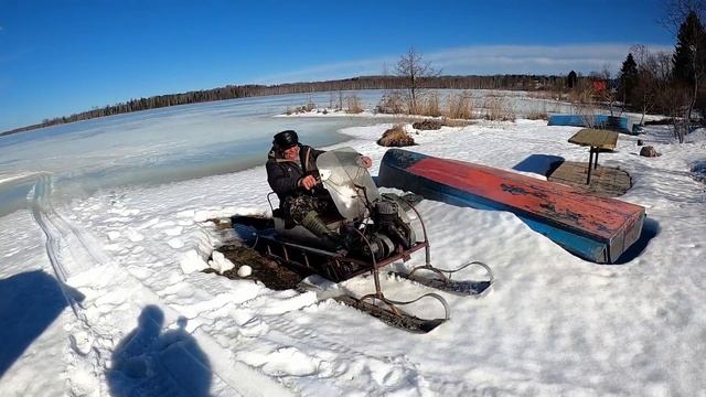 Чудо снегоход больше 20 лет в строю