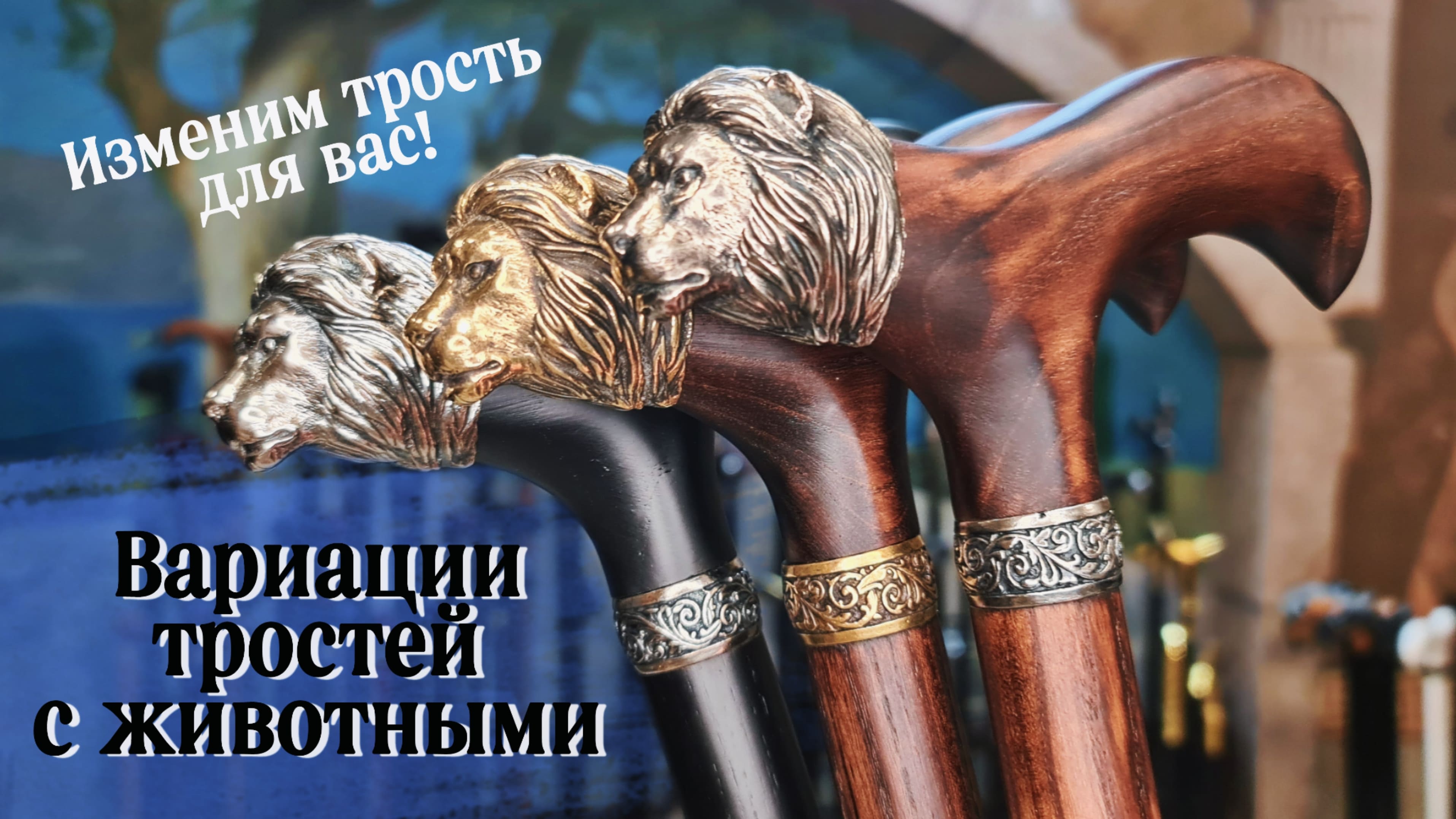 Как мы изменяем трости с животными | Премиум трости