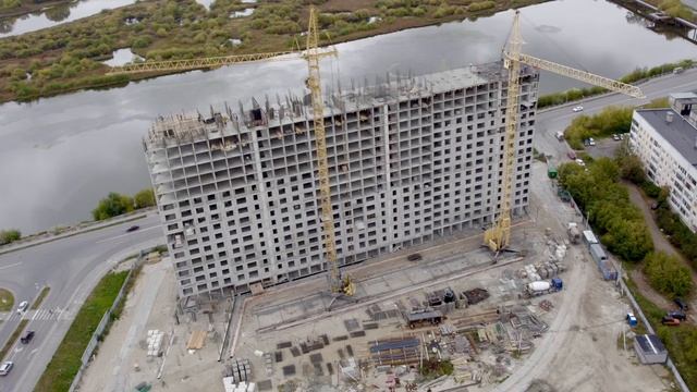 Онегин. Дом у озера. Ход строительства. Сентябрь 2022 г.