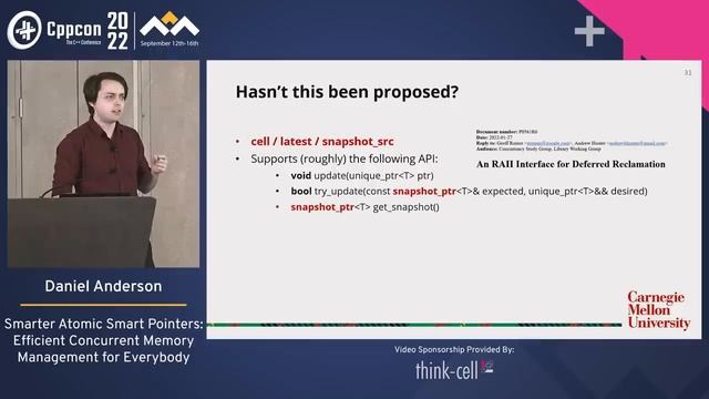 Smarter Cpp Atomic Smart Pointers - Efficient Concurrent Memory Management - Daniel Anderson CppCon