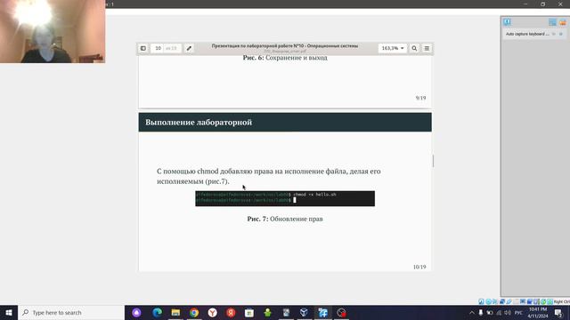 Лабораторная работа №10 защита презентации