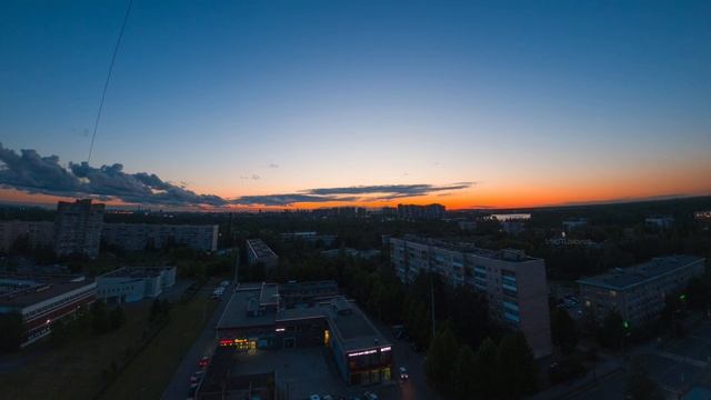 Закат над Питером с блестящей Венерой 2023.06.02 [2K | Soty — After Sunset]