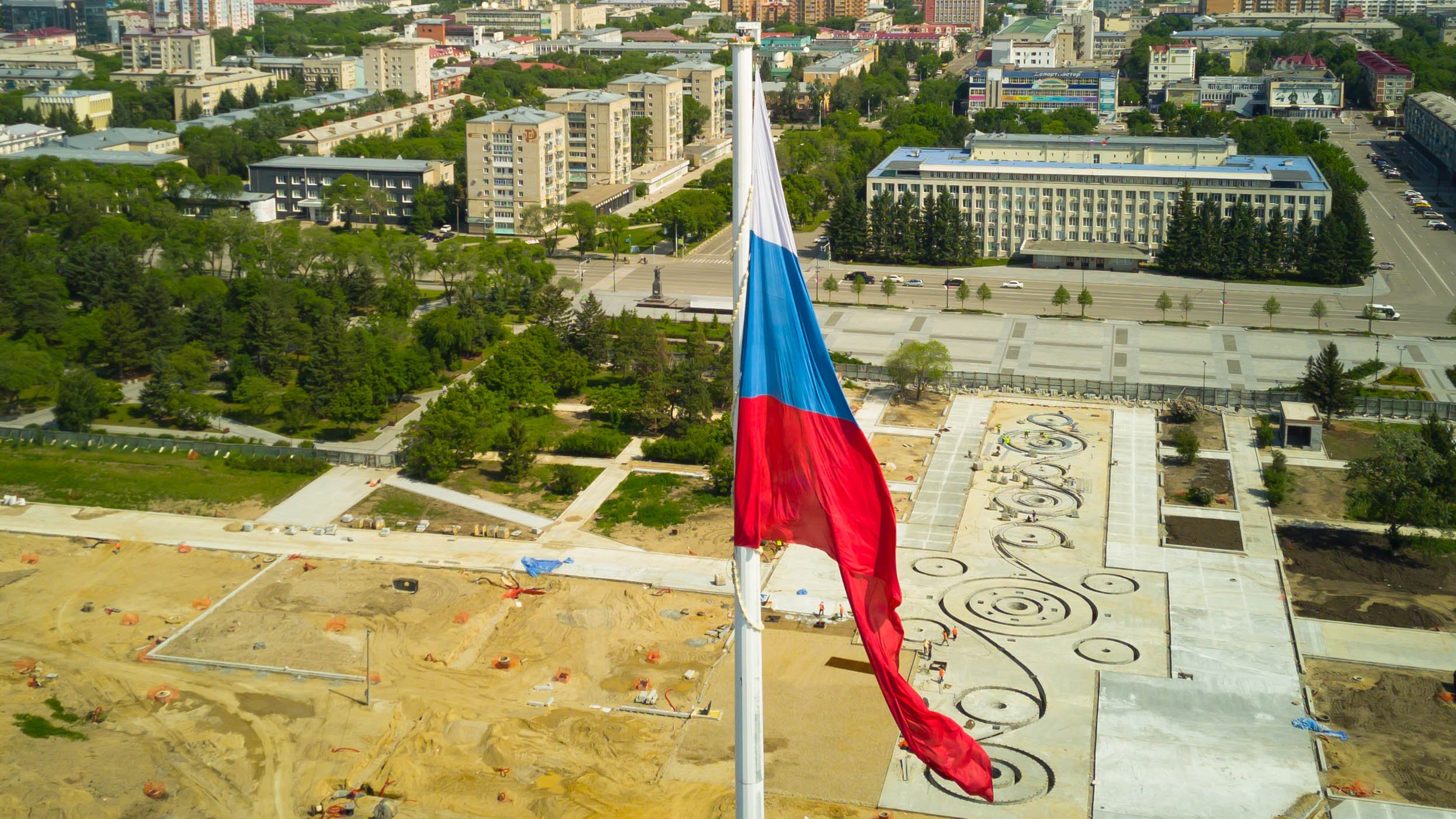 Центр Благовещенска