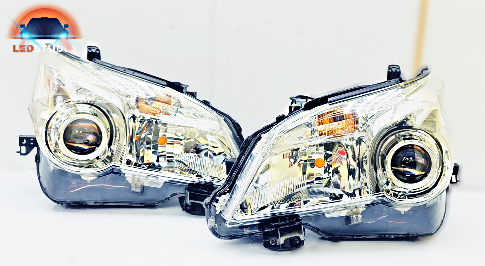 Lexus GX 460 светодиодный комплект фар с BI Led модулями для всепогодных условий от Ledstudio
