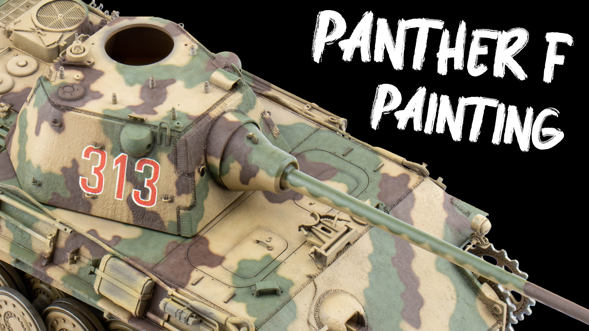 Как покрасить модель танка | How to paint Panther F | RFM Panther F 1/35 (5045)