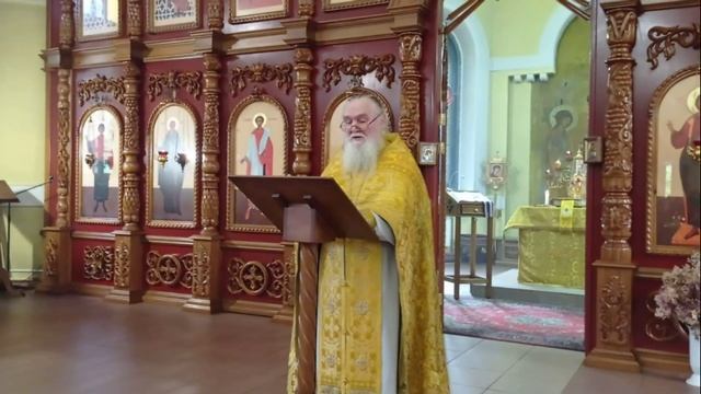 Проповедь 14.08.2022.