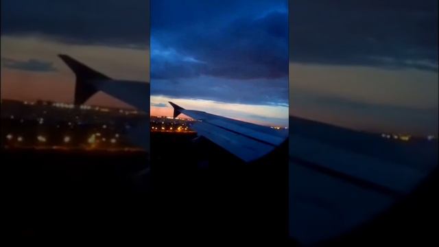 Посадка самолета. Александра Миркушова