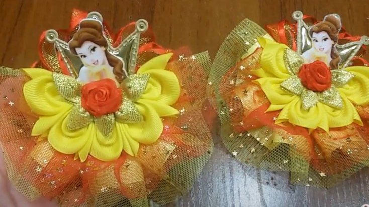 Бантики с принцессами Disney Princess Belle.mp4